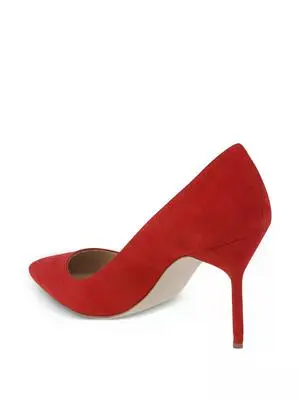 Manolo Blahnik Bb Suede Pumps - Red