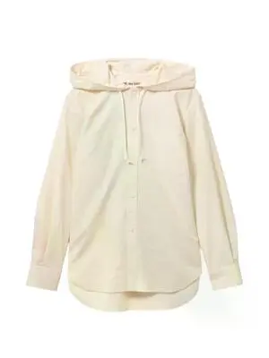 Comme Des Garçons Ecru Drawstring Hood Shirt - Neutrals