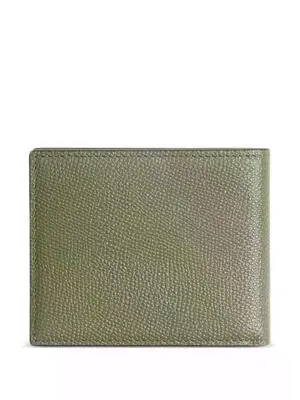 Valentino Garavani Vlogo Signature Grainy Calfskin Wallet - Green