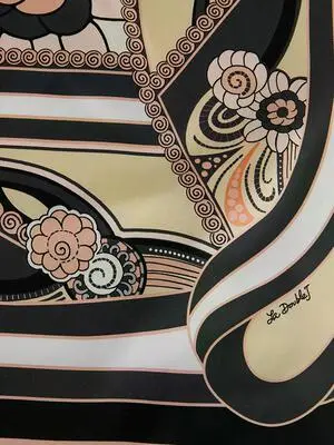 La DoubleJ Floral-print Silk Scarf
