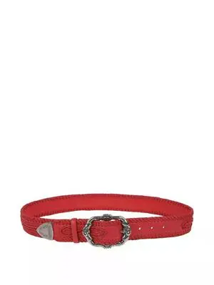 Ermanno Scervino Braided Floral-buckle Belt