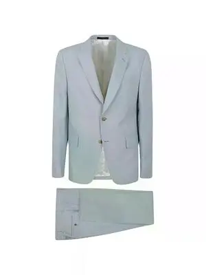 Paul Smith Single-breasted Notch-lapel Suit - Blue