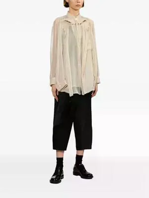 Comme Des Garçons Sheer Panelled Shirt