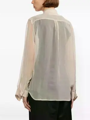 Comme Des Garçons Sheer Panelled Shirt