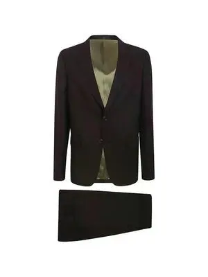 Paul Smith Single-breasted Notch-lapel Suit - Brown