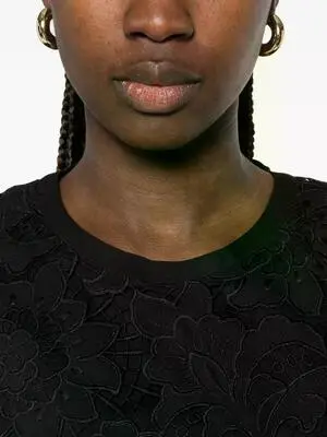 Max Mara Sleeveless Floral Lace Blouse
