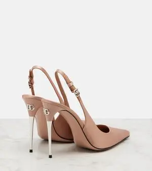 Dolce & Gabbana Dg Satin Slingback Pumps