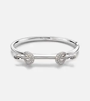 ANANYA 18kt White Gold Diamond And Quartz Bracelet - Silver