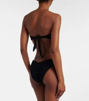 MONTCE Tori Bandeau Bikini Top - Black