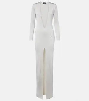 TOM FORD Knitted Gown - Grey