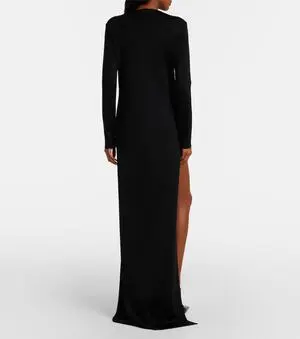 TOM FORD Knitted Gown With Side Slits