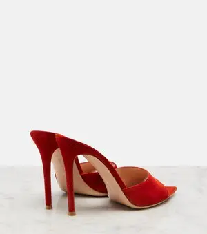 GIANVITO ROSSI Elle Suede Mules