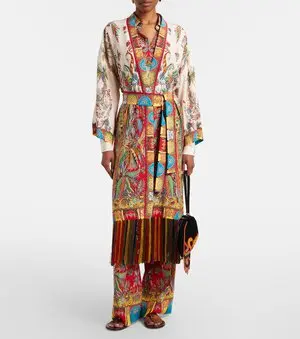Etro Paisley Silk Kaftan