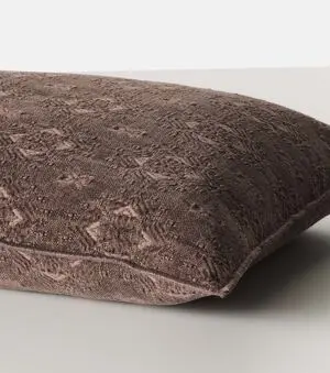 Maison De Vacances Cotton-blend Cushion - Brown