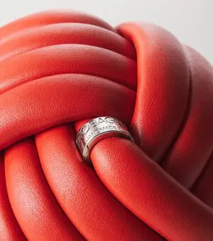 GIOBAGNARA Nodo Leather Paperweight - Orange