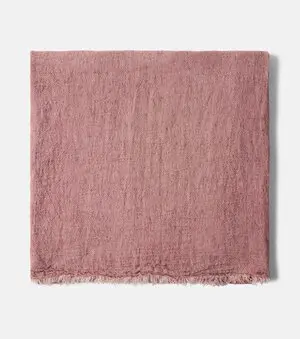 Maison De Vacances Linen Crêpe Throw - Pink