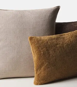 Maison De Vacances Linen Crêpe Cushion - Beige