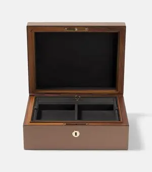 GIOBAGNARA Leather Jewelry Case - Beige