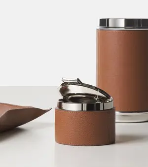 GIOBAGNARA Colorado Leather-trimmed Ashtray