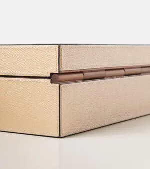 GIOBAGNARA Frank Wood And Leather Watch Box