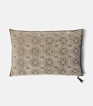 Maison De Vacances Cotton-blend Jacquard Cushion - Green