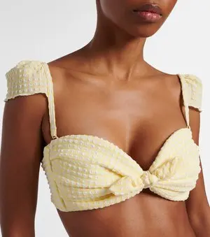 MONTCE Cabana Gingham Bikini Top