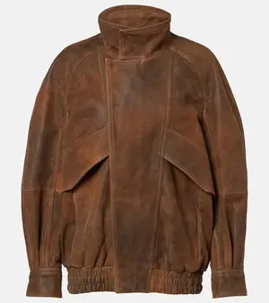 Nour Hammour Ariste Leather Jacket - Brown