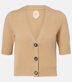 Jardin Des Orangers Cropped Cashmere Cardigan