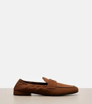 Prada Leather Penny Loafers