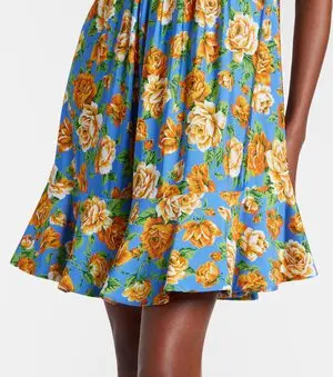 Rabanne Floral Chainmail Minidress
