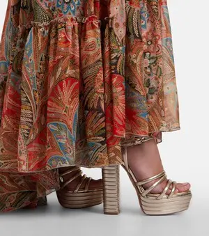 AQUAZZURA Heatwave Sandals - Gold