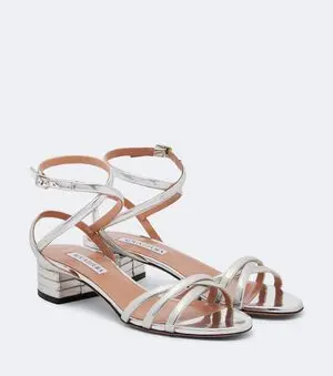 AQUAZZURA Heatwave Sandals - Silver