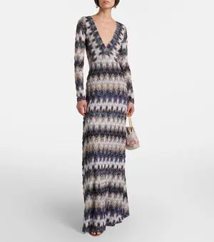Missoni Lamé Maxi Dress - Multicoloured