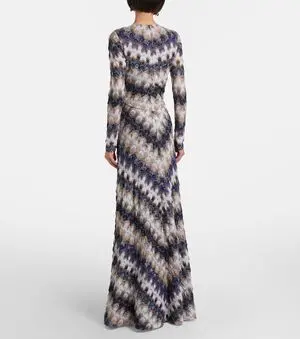 Missoni Lamé Maxi Dress - Multicoloured