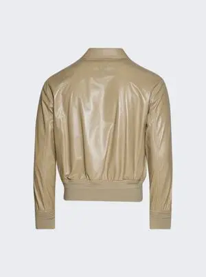 Bottega Veneta Leather Bomber Jacket