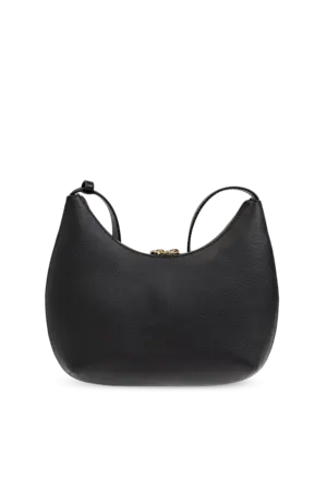 Furla Goccia Small Leather Shoulder Bag - Black