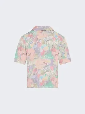 Martine Rose Boxy Short Sleeve Shirt Multicolour Fruits