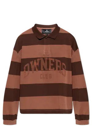 REPRESENT Long Sleeve Polo - Beige