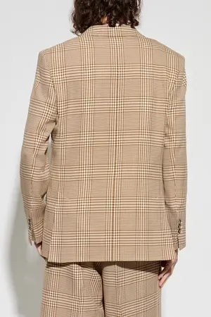 Ami Checked Blazer - Brown