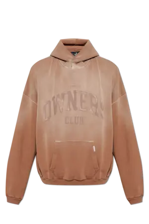 REPRESENT Owners Club" Ombre Cotton Hoodie - Beige