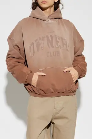 REPRESENT Owners Club" Ombre Cotton Hoodie