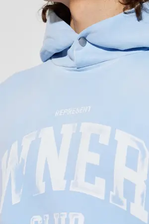 REPRESENT Owners Club" Printed Cotton Hoodie