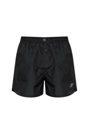 Jacquemus Puntini" Swim Shorts - Black
