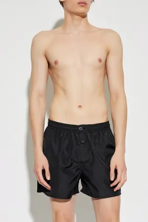 Jacquemus Puntini" Swim Shorts - Black