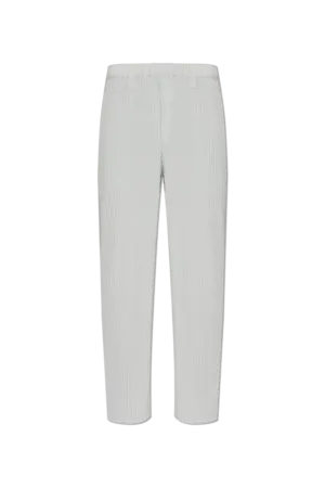 Issey Miyake Pleated Trousers - Grey