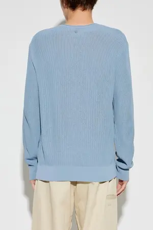 FERRAGAMO Ribbed Crew Neck Sweater