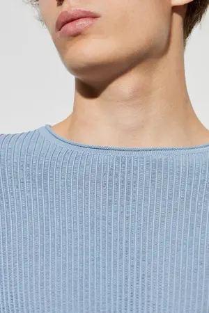 FERRAGAMO Ribbed Crew Neck Sweater