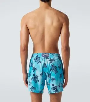 Vilebrequin Printed Swim Trunks - Blue