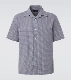 Dunhill Gingham Cotton Shirt