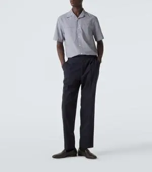 Dunhill Gingham Cotton Shirt